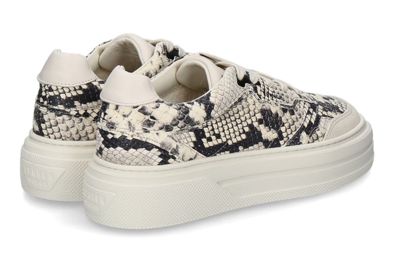 Copenhagen Studios Damen- Sneaker CPH191 LEATHER MIX- snake cream