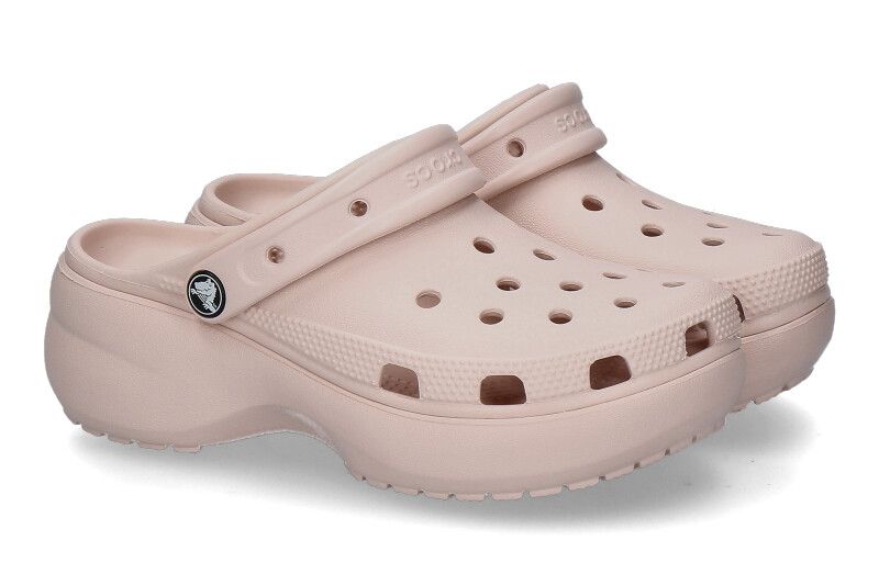 Crocs Pantolette CLASSIC PLATFORM CLOG- quartz